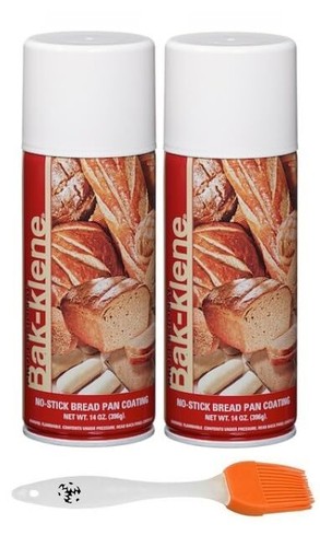 Bak-Klene Bread Pan Coating Spray, Grill High Heat Nonstick Spray For ...