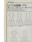 New Look A6553 Sewing Pattern Misses Dresses Three Styles 6-7-8-10-12 ...