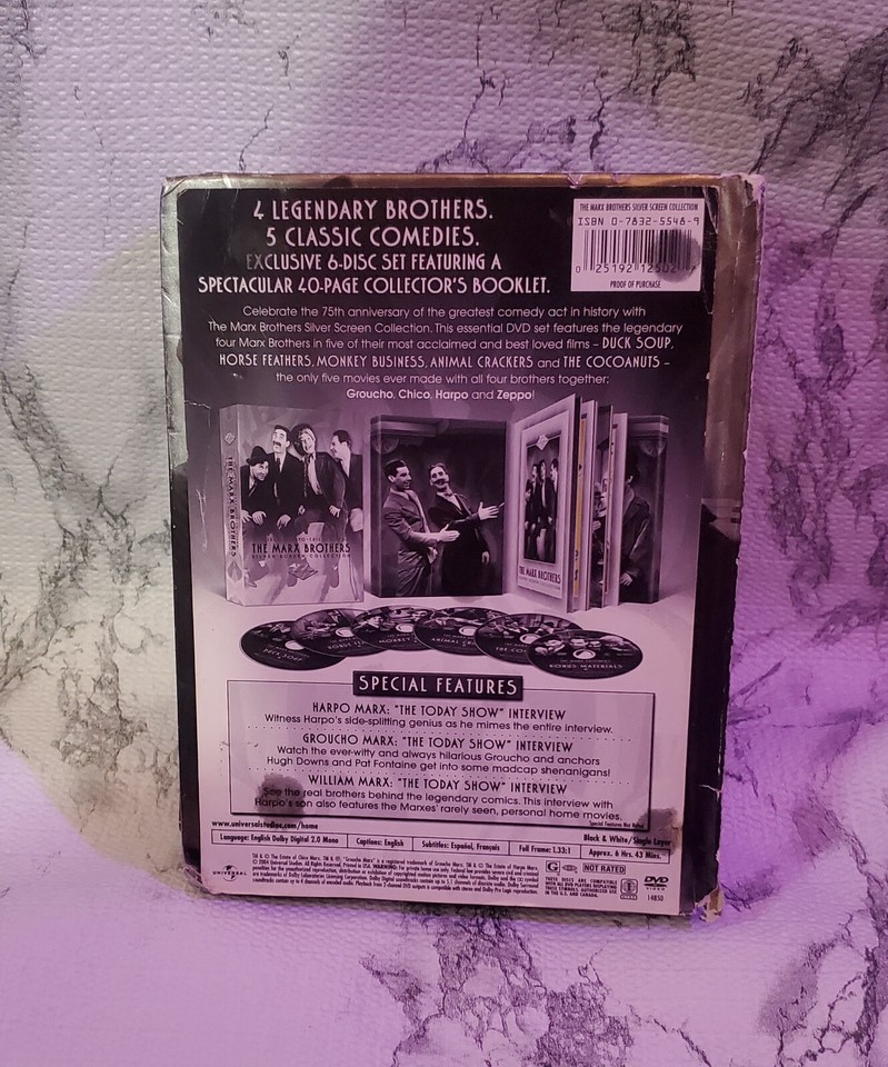 The Marx Brothers Silver Screen Collection | eBay
