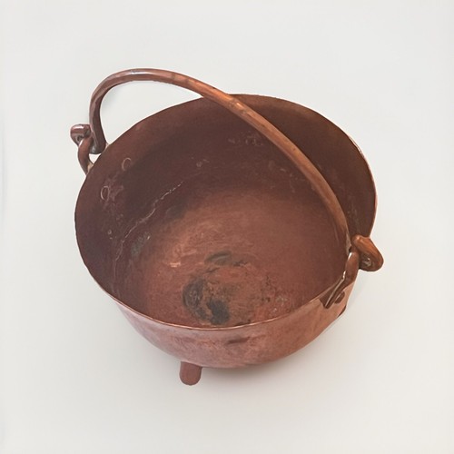 Vintage Hand Hammered Copper AVON COPPERSMITH Miniature Kettle Pot ...