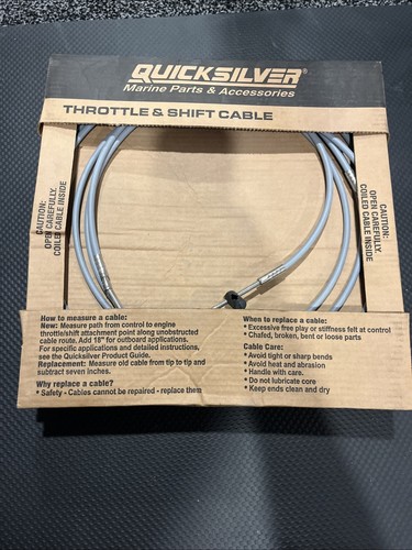 Quicksilver Throttle And Shift Cables 10ft | eBay