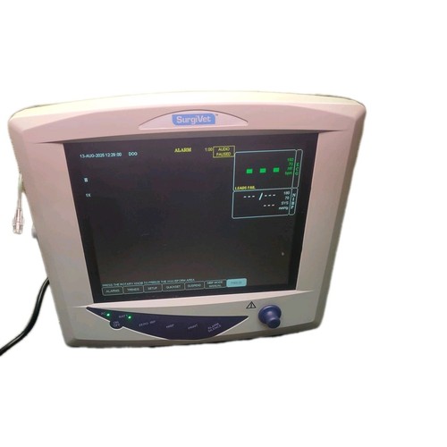 SurgiVet Veterinary Patient Monitor 92V667325 SPO2 TEMP BP1/2 ECG NIBP ...