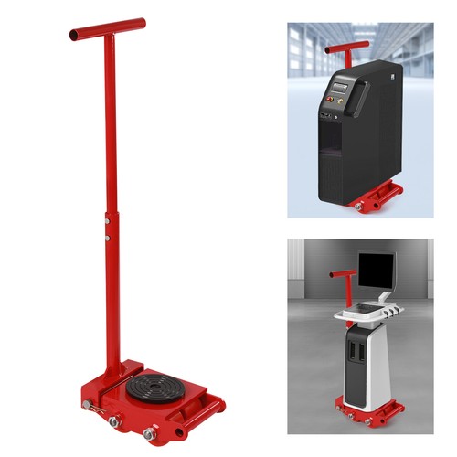 6 Ton Machinery Mover w/Handle Heavy Duty 360° Rotation Dolly Roller ...