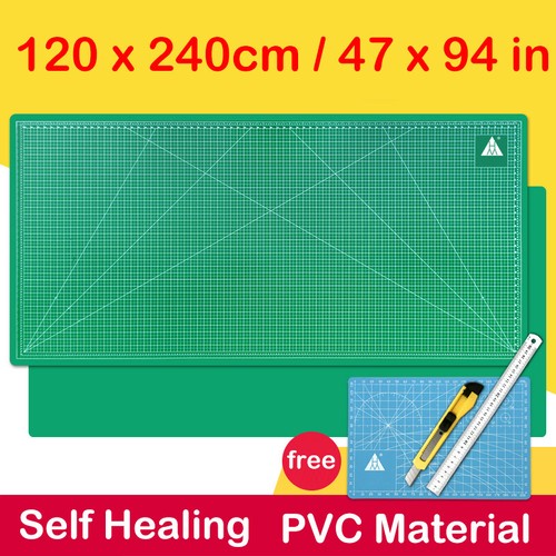 120cm x 240cm PVC Cutting Mat Board Durable Self Healing DIY Craft Pad ...