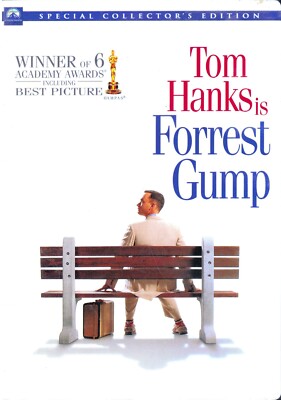 FORREST GUMP- Tom Hanks- 2-Disc Special Collector DVD Paramount Like ...