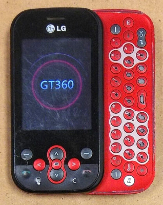 LG Etna GT360 - Gray and Red ( Unlocked ) Super Rare International ...
