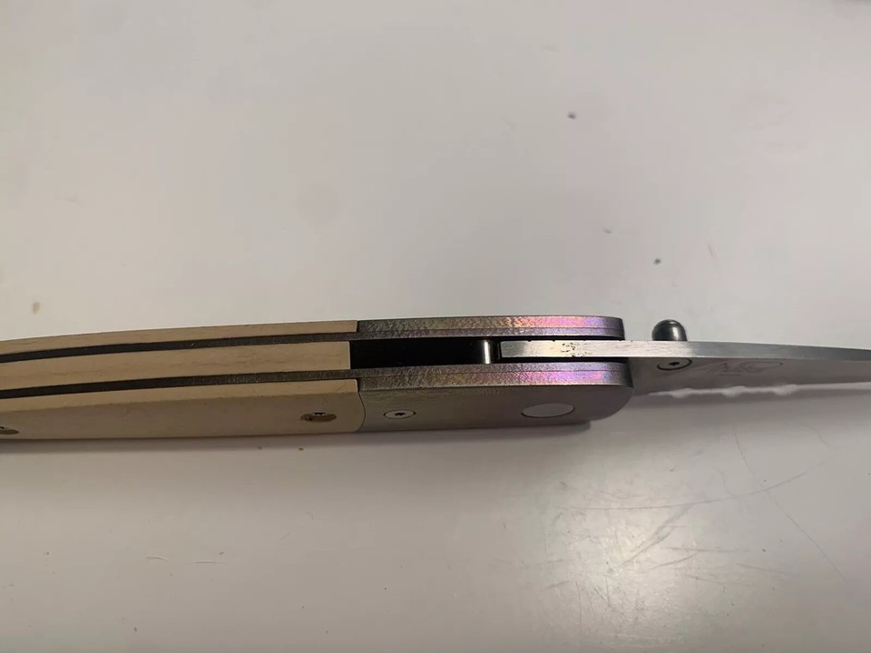 Rare BENCHMADE Mel Pardue 850 KNIFE USA Liner Lock In Good Condition | eBay
