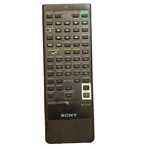 Sony RM-S717x Remote Control For CD/tape Player original Vintage | eBay