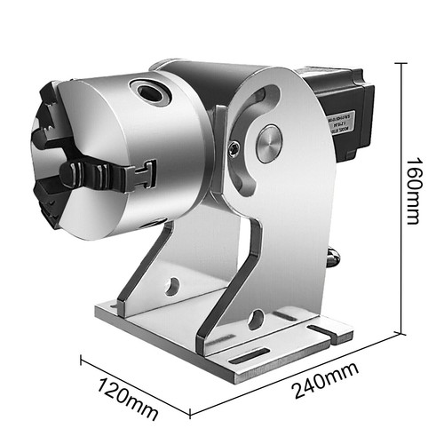 VEVOR Rotary Axis Tool 80mm 3 Jaw Rotary Attachment for Fiber Laser ...