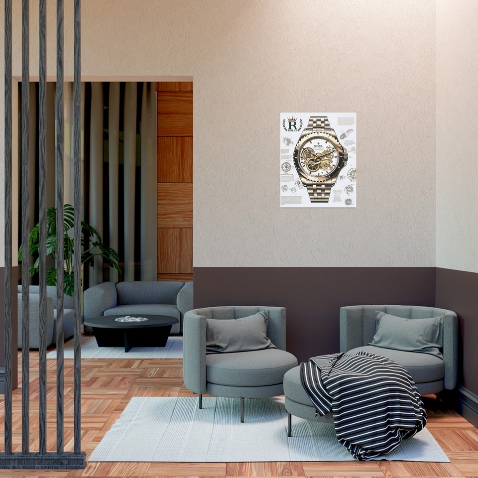 Rolex Poster- Rolex Watch Patent Print, Rolex Wall Art, Rolex Wallpaper ...