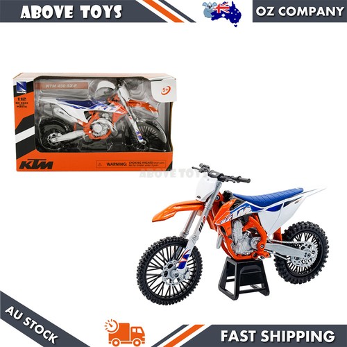 New Ray 1:12 Scale KTM 450SX-F 2022 Dirt Bike Motorcycle Toy Model ...