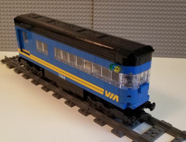 Custom Train VIA Observation Car -PLEASE READ ITEM DESCRIPTION- | eBay