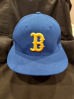 Pacific Headwear d-series Boston Red Sox Blue and Yellow Hat 6 1/4 - 7 ...
