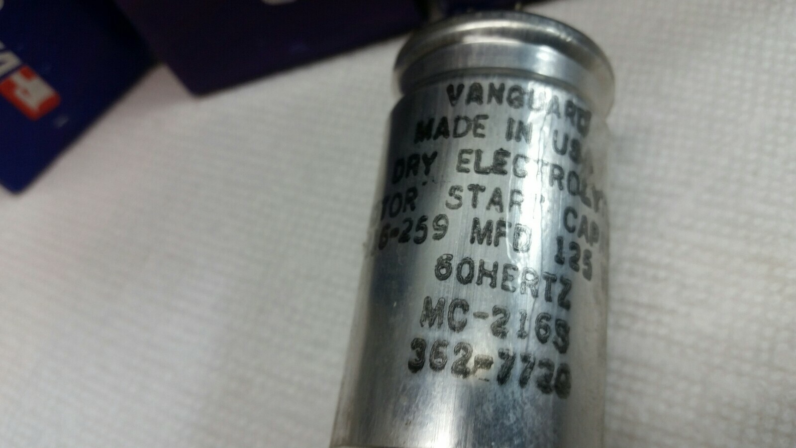 VANGUARD BC-216 CAPACITORS 216-259 MFD 110-125 VAC | eBay