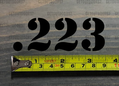 .223 223 Sticker Decal 3.5" Ammo Can Box Label Ammunition Case DIE CUT ...