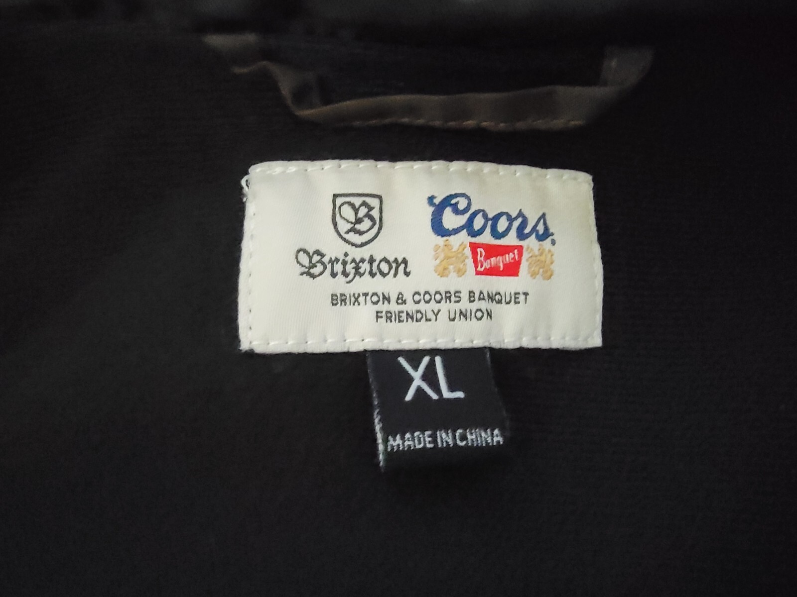 Brixton Coors Banquet Jacket Men XL Fast Shipping - Gem