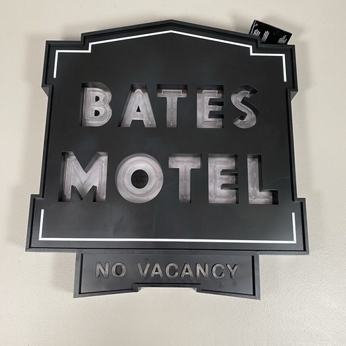 Spirit Halloween Bates Motel No Vacancy LED Neon Sign Decor Prop NEW | eBay