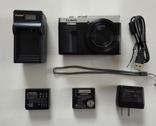 PANASONIC LUMIX DC-ZS80 Digital Camera 4K 30X 20.3MP Black - MINT Cond ...