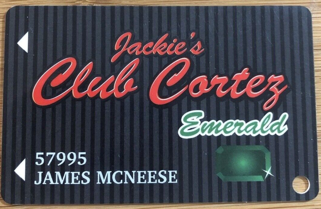 El Cortez Jackie's Club Cortez Emerald Casino Players Slot Card (type ...