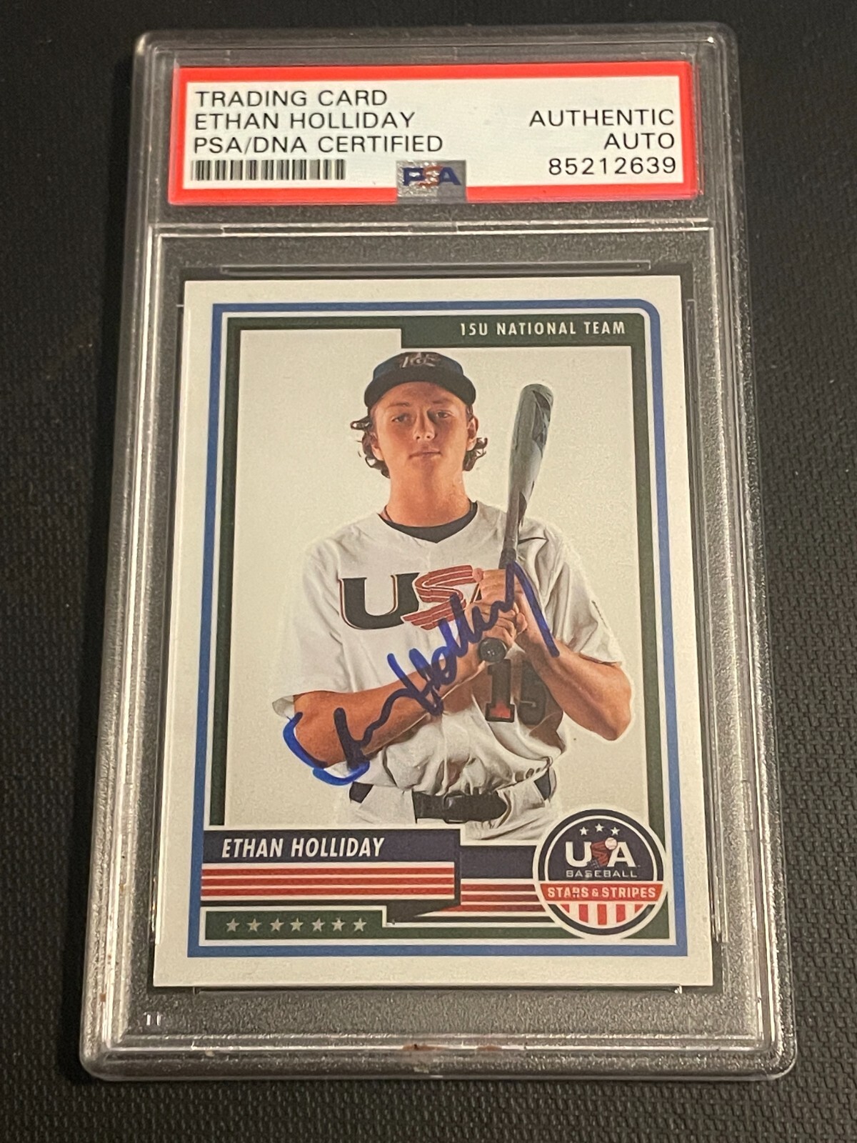 ETHAN HOLLIDAY Signed Auto Autographed Stars and Stripes PSA DNA | eBay