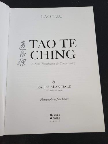 Tao Te Ching, Ralph Alan Dale, 2002, HCDJ, Barnes & Noble Publishing ...
