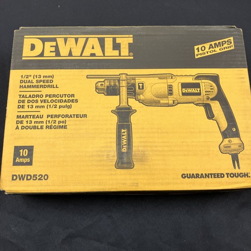 DEWALT DWD520 1/2" VSR Pistol Grip Hammer Drill for sale online | eBay
