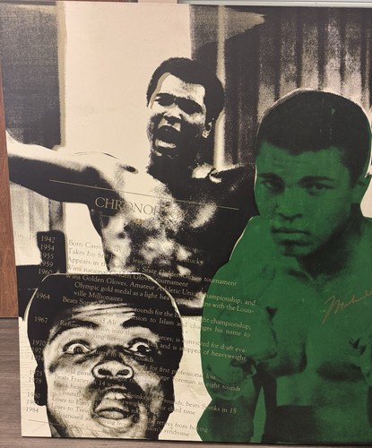 4ft X 7ft-Muhammad Ali Autographed Large Canvas By Steve Kaufman | eBay