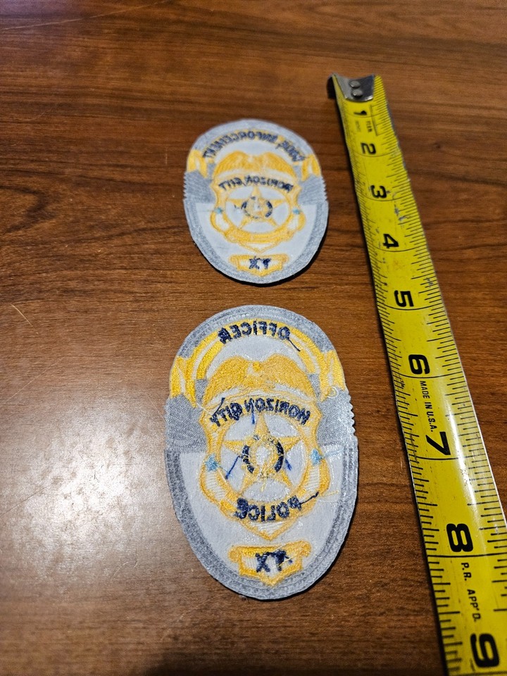 Horizon City Police Department Pair of Patches Officer and Code ...
