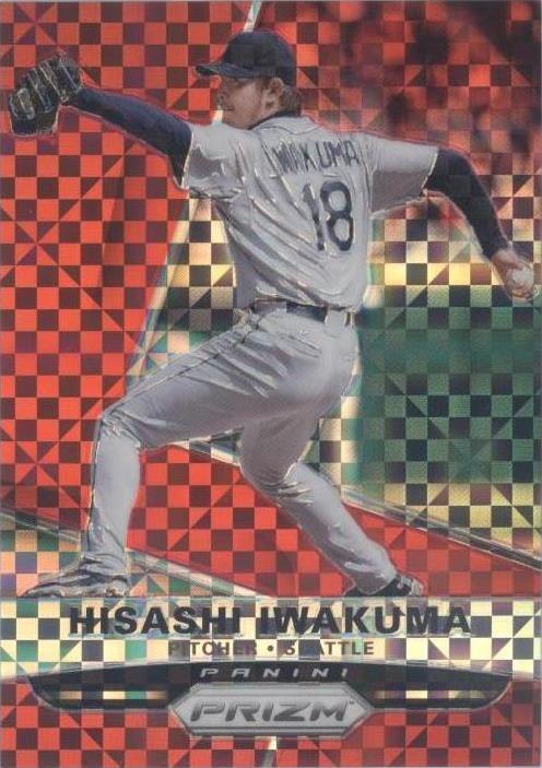 2015 Panini Prizm - Hisashi Iwakuma #75 Red Power Prizm /125 for sale ...