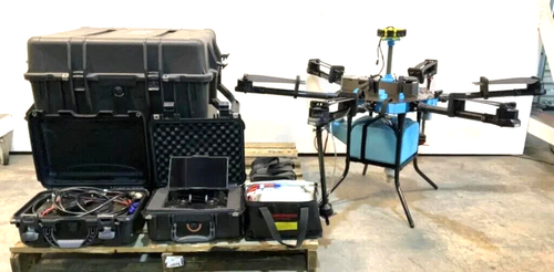 Pure Spraying Disinfecting Drone Lucid D1 Kit Transmitter Power Pack 8 ...