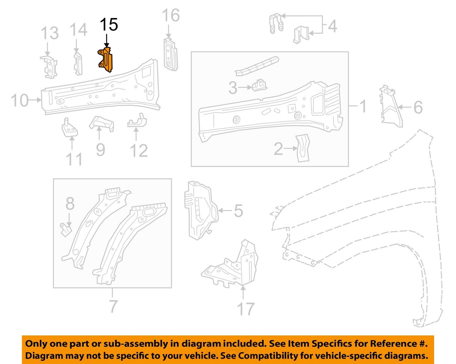 GM OEM 19-23 Sierra 1500 Inner Components-Inner Rail Reinforcement ...
