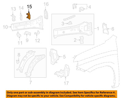 GM OEM 19-23 Sierra 1500 Inner Components-Inner Rail Reinforcement ...