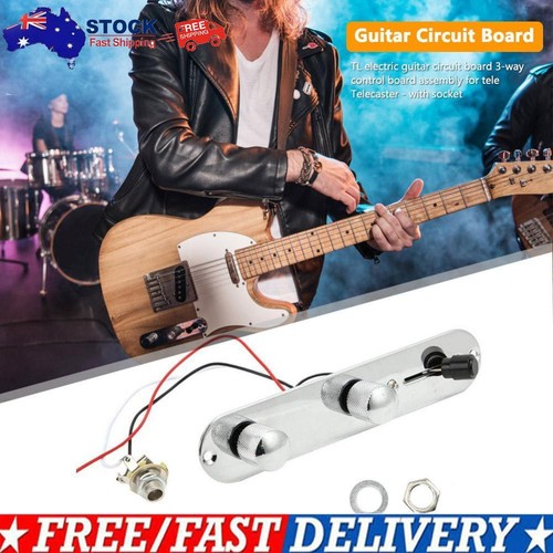 TL Electric Guitar Control Plate with Socket 3-Way Circuit Board ...