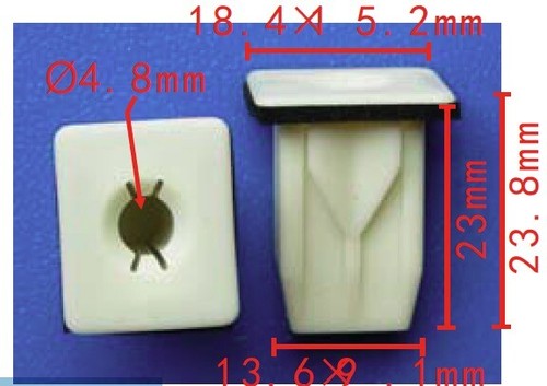 20PCS Fit GM GMC Chevrolet Buick Rear Bumper Screw Grommet 25704358 ...