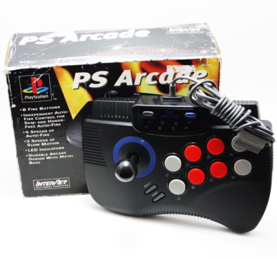 Sony Playstation PS Arcade Controller Interact Joystick in Box FAST ...
