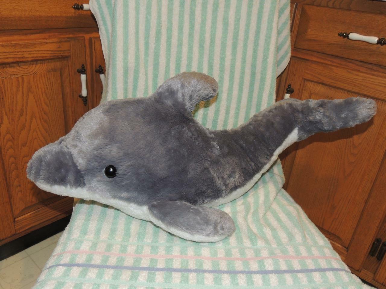 Extra Large Plush Dolphin Porpoise Stuffed Animal Marine 26" Long | eBay