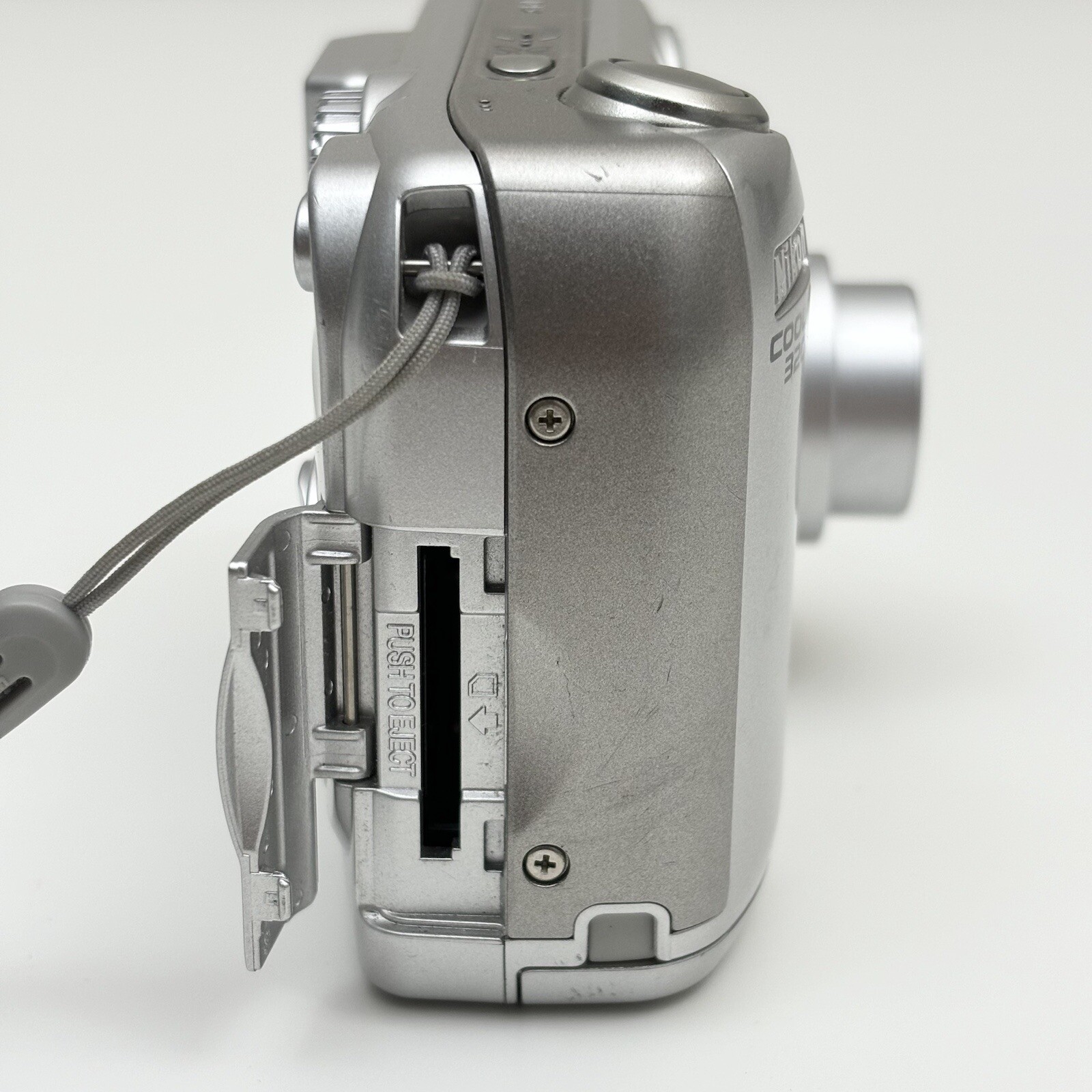 Nikon Coolpix E3200 3.2MP Digital Camera Silver Tested & Works | eBay