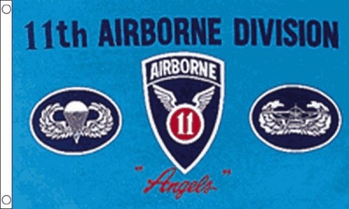 3x5 11th Airborne Division " Angels" Blue Flag 3'x5' Grommets 100D ...