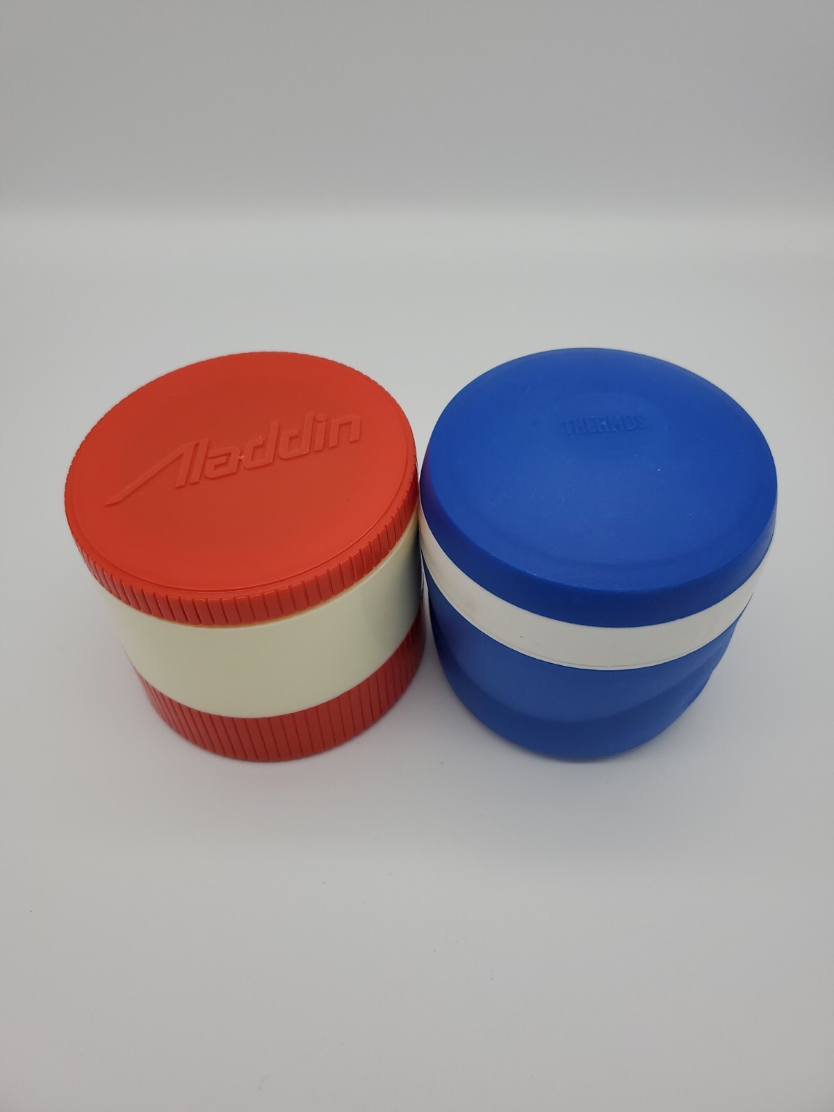 2 Vintage Insulated Food Containers Aladdin Model 7000 Freezer Lid ...