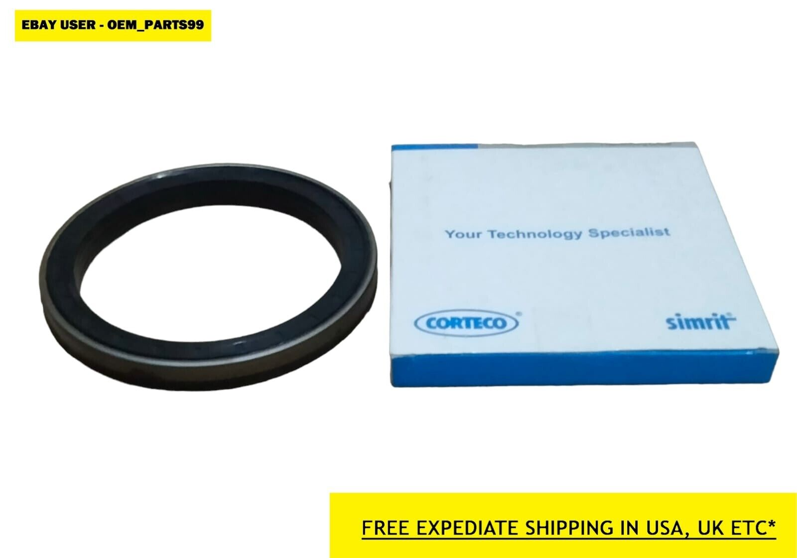 Genuine Corteco Rear & Front Hub Seal for JCB (904/50033 904/50021 904 ...