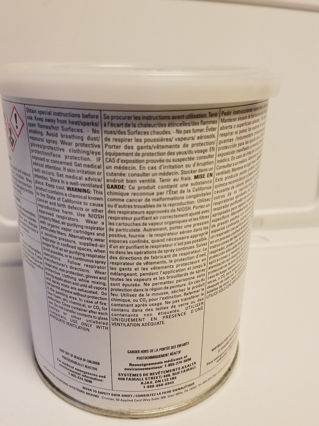 DuPont Axalta Mastertint Cromax Qt 811J CHromabase Quart medium ...