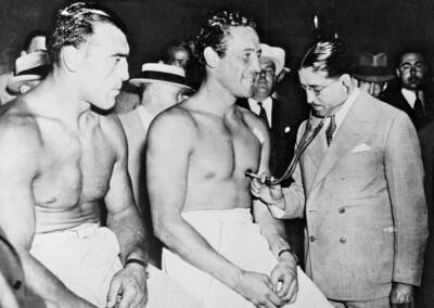 Italian Boxer & Heavyweight Champion Primo Carnera 2 1930s Boxing Photo ...