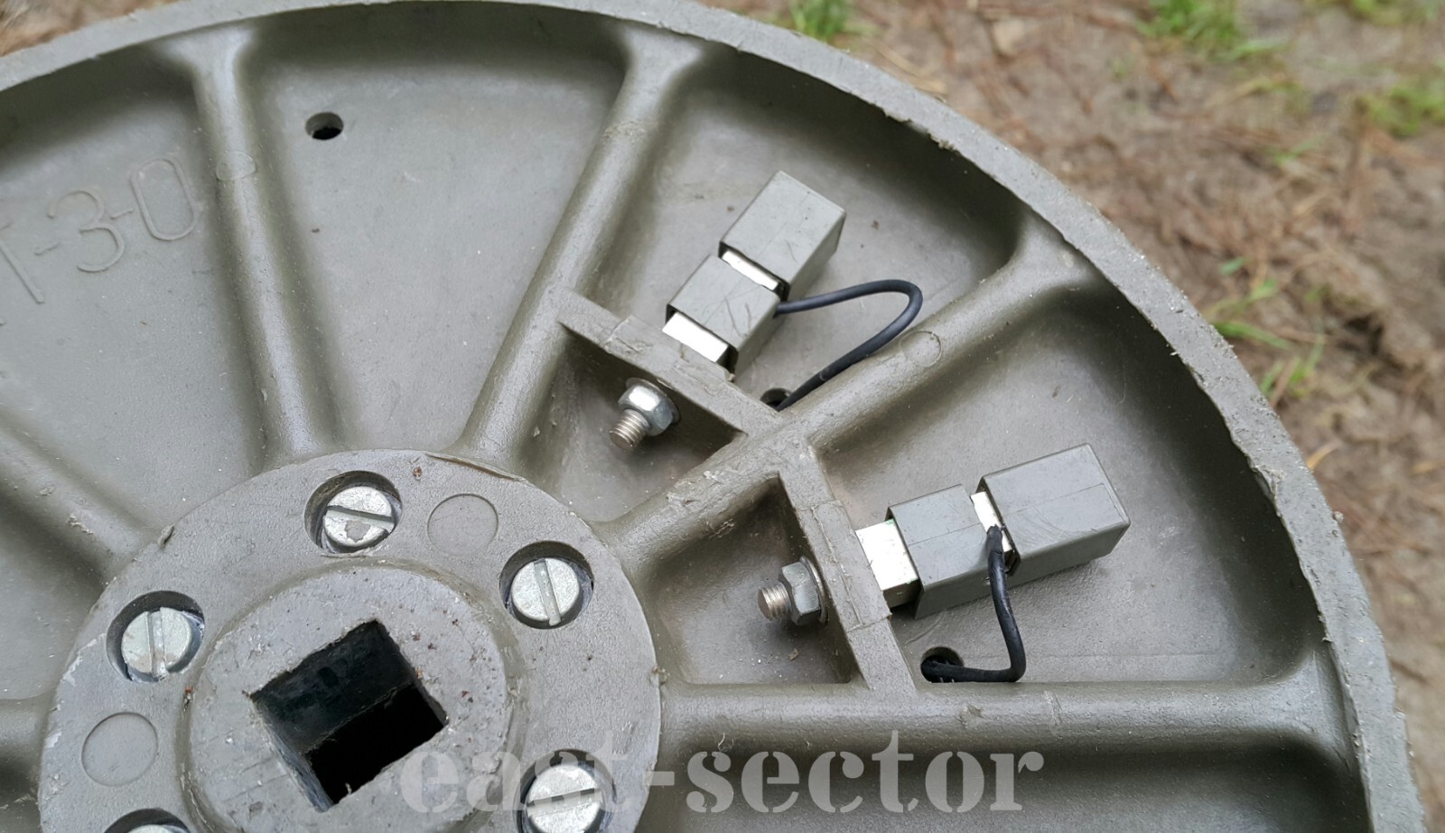 Military Two Wire Cable Spool Reel Field Telephone Phone Radio Blasting ...