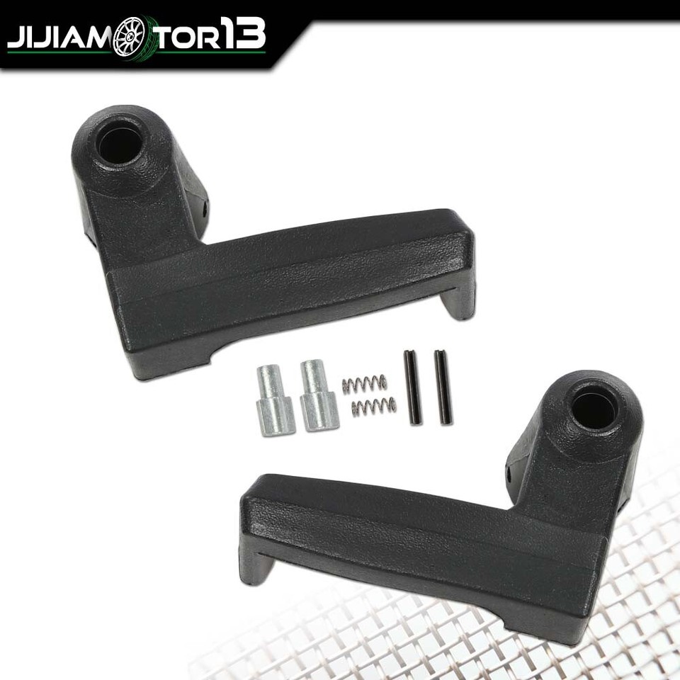 Black Vent Window Handles Locks Fit For 1980-1998 Ford Bronc F-150 F ...