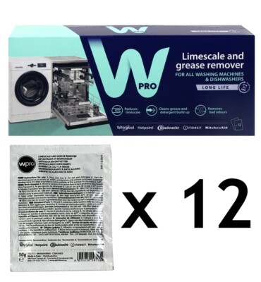 Wpro Washing Machine Dishwasher Limescale Cleaner Descaler C00424828 | eBay