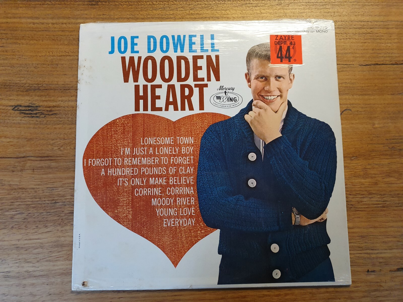 JOE DOWELL - WOODEN HEART - Factory Sealed - US Press | eBay