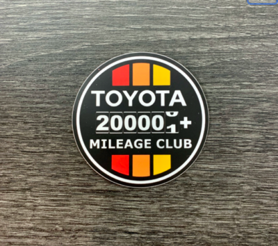 Toyota Sticker Decal 200k Mileage Club Tundra Tacoma 4runner Land FJ ...