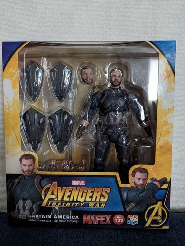 MAFEX CAPTAIN AMERICA INFINITY WAR Ver. Action Figure No.122 Medicom ...