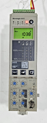 SCHNEIDER ELECTRIC MICROLOGIC 6.0 E 47603 CIRCUIT BREAKER DIGITAL TRIP ...