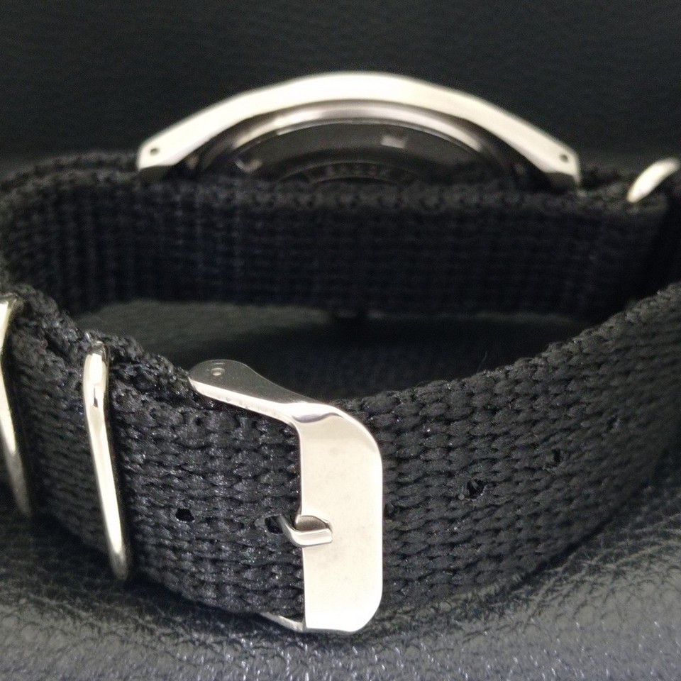 HAND-WINDING VINTAGE HMT JANATA INDIAN MENS BLACK COLOR DIAL WATCH ...